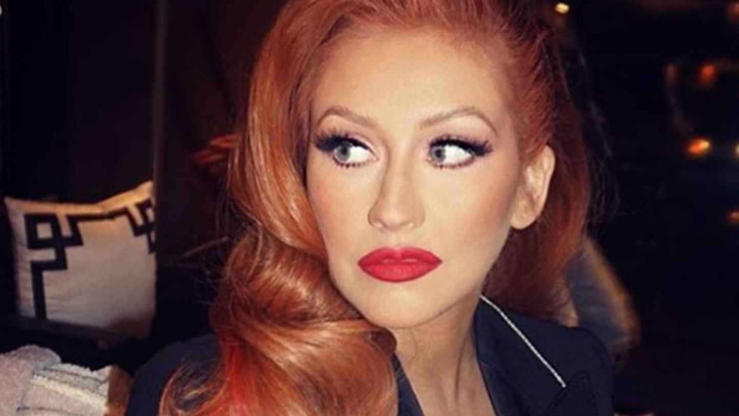 Christina Aguilera präsentiert ihren neuen 'Jessica Rabbit'-Look