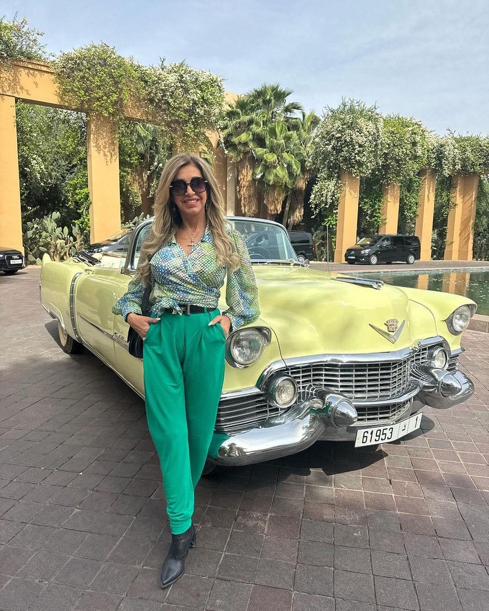 Carmen Geiss: Hier wird ihr Look zum I-Tüpfelchen ihres "Burner"-Tages