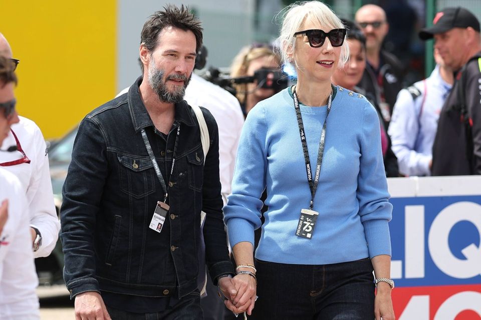 Keanu Reeves: Mit Freundin Alexandra am Sachsenring
