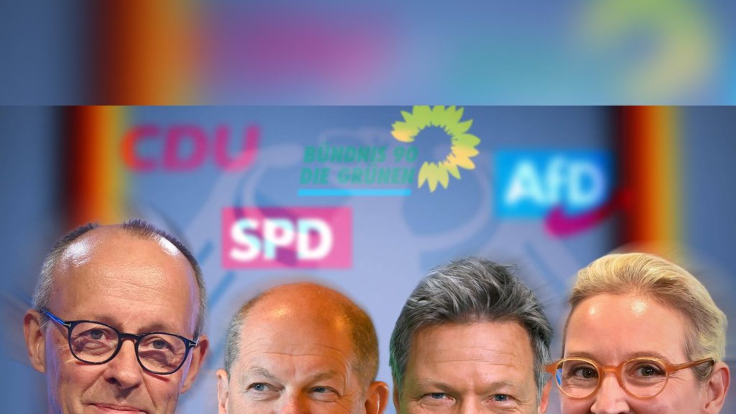 Vor Bundestagswahl: RTL will Scholz, Merz, Weidel und Habeck